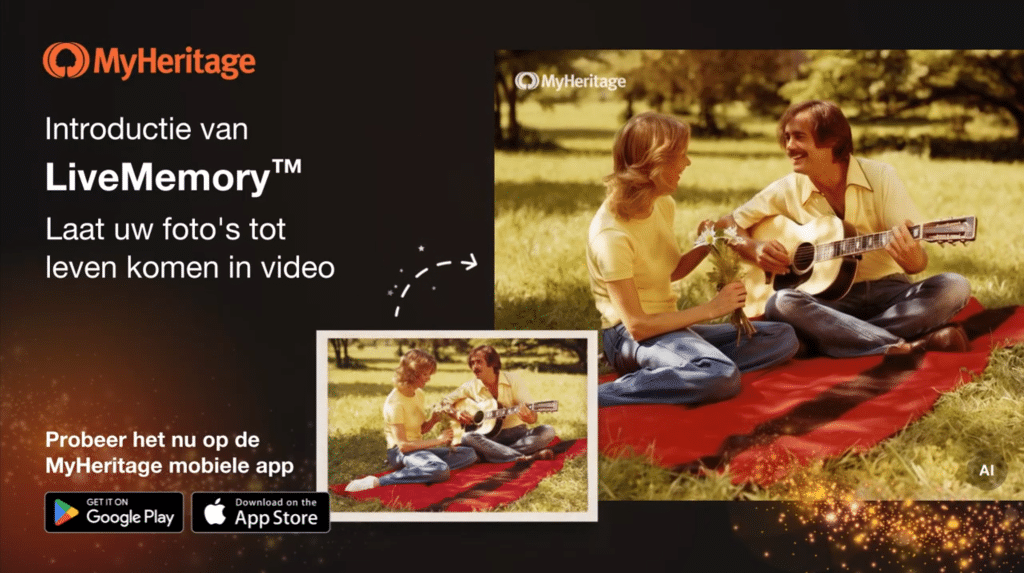 MyHeritage brengt LiveMemory™ uit en laat herinneringen tot leven komen met video - Kijk op ...